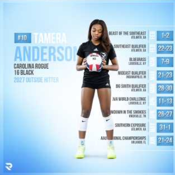 Tamera Anderson's Volleyball Recruiting Profile